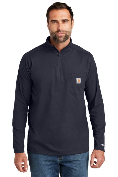 CT104255 Carhartt Quarter Zip T Shirt. | Meras Store.